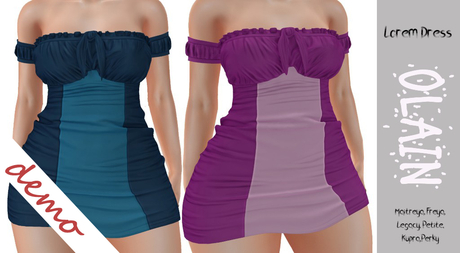 Second Life Marketplace - **Olain** Lorem Dress Demo