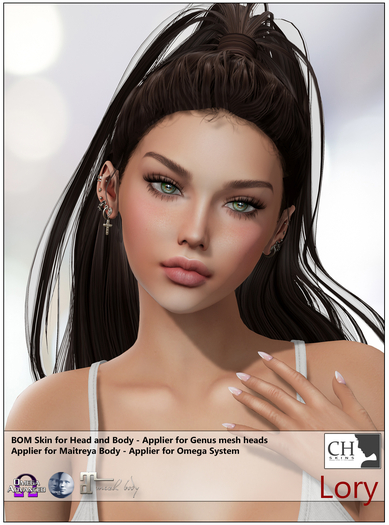 Second Life Marketplace - [DEMO] *CH* Lory SKIN for Genus Project Heads