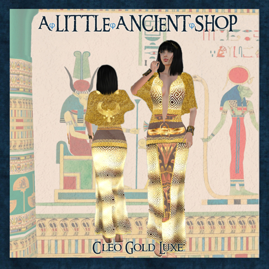 Second Life Marketplace - [ALAS] Cleo Gold Luxe Dress
