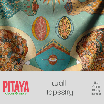 Second Life Marketplace - Pitaya - wall tapestry HUMAN BODY