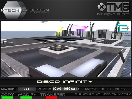 Second Life Marketplace - i-Tech3D Disco-Infinity