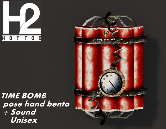 Second Life Marketplace - H2 - TIME BOMB pose hand bento + Sound