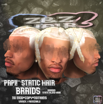 Second Life Marketplace - {DUALZZ} PAPI BRAIDS