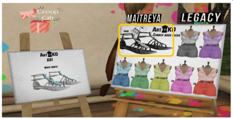 Second Life Marketplace - 1 RARE Aet&KO - Summer mood GACHA - Shoes ...