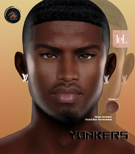Second Life Marketplace - Melanin Yonkers "Snicker" Face Appliers W ...