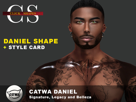 Second Life Marketplace - Daniel Male Shape for Catwa Daniel Head
