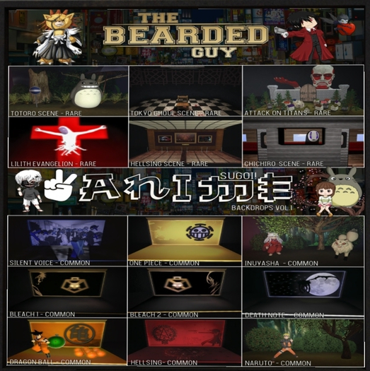 Second Life Marketplace - Anime Backdrop - Bleach 2 - THE BEARDED GUY