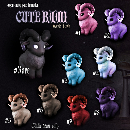 Second Life Marketplace - !13ACT - Cute Baaah #6