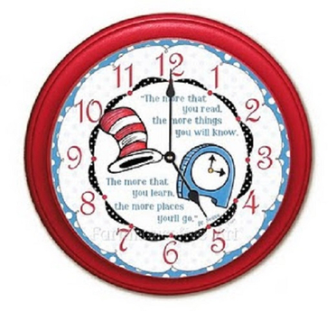 Second Life Marketplace - Dr. Seuss Wall Clock-Cat in Hat