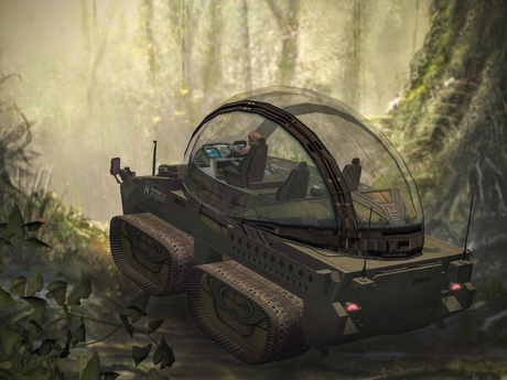 Second Life Marketplace - 14 "Pathfinder" - Terrain Exploration Vehicle