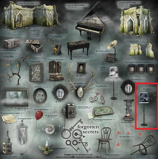 Second Life Marketplace - 13_8f8 - forgotten secrets - night sky BOX