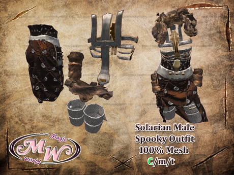 Second Life Marketplace - Solarian Male Spooky Outfit