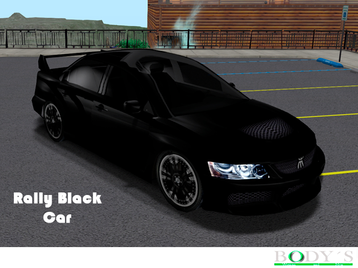 Second Life Marketplace - Rally Black Car