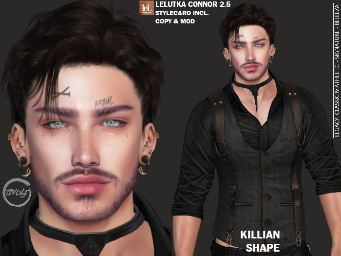 Second Life Marketplace - -Tivoli inc - Lelutka Connor shape lelutka ...