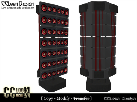 Second Life Marketplace - CCLoon Design - Line Array Stage Speakers ...