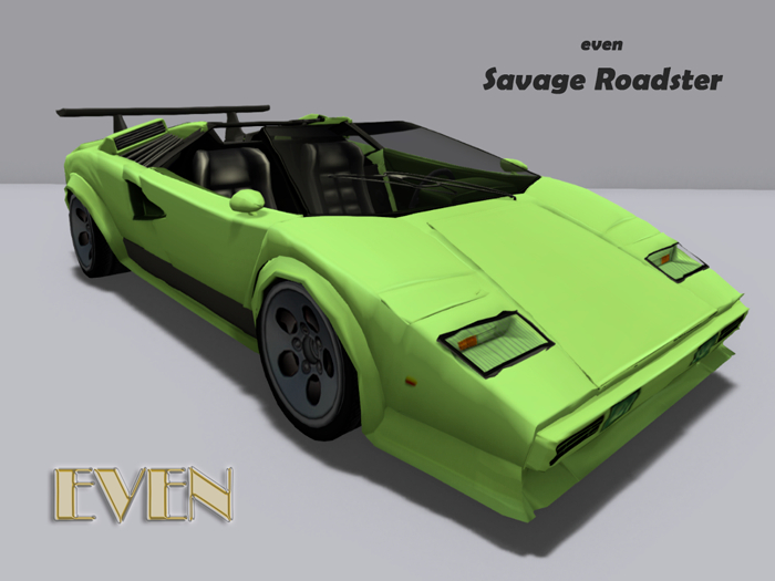 Second Life Marketplace - Savage Roadster - EVEN