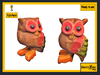 Second Life Marketplace - ::DisturbeD:: Hand Painted Owl - FULL PERM MESH