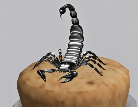 Second Life Marketplace - H2 - Bottle Poison Scorpion Mesh pose hand bento