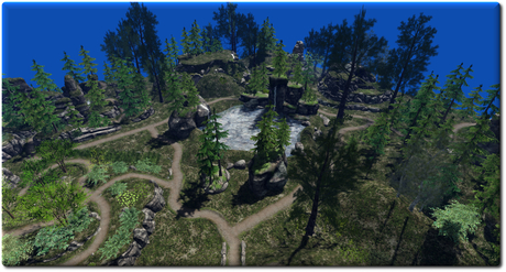 Second Life Marketplace - 128x128m 1/4 Sim Mesh Forest Scene#2 by Felix ...