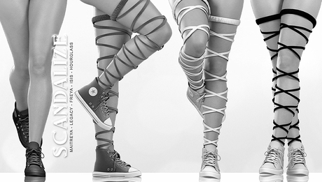 Second Life Marketplace - SCANDALIZE. Arien SNEAKERS. DEMO