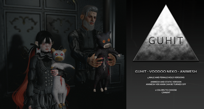Second Life Marketplace - GUHIT - Voodoo Neko Black - Animesh