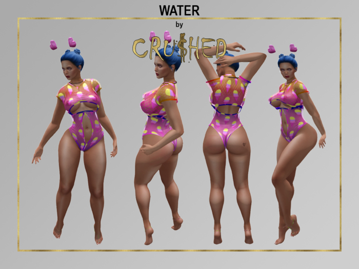 Second Life Marketplace - water gestures poses @ CRU$HED