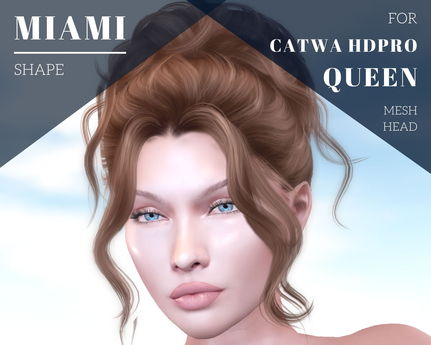 Second Life Marketplace - ::ATP:: MIAMI : Shape For Catwa HDPro QUEEN ...