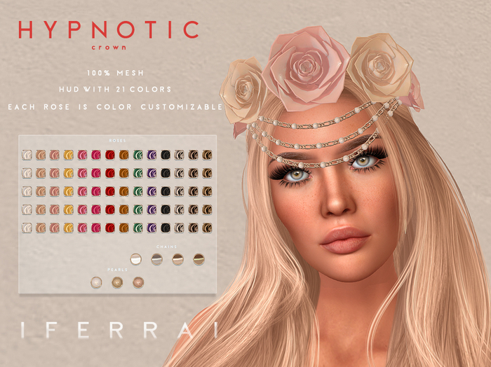 Second Life Marketplace - IFERRAI Hypnotic Crown Lite & HUD V2