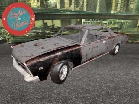 Second Life Marketplace - SkylarVision - Old Rusted GTO Prop Cars