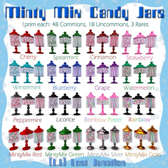 Second Life Marketplace - [LJ] Candy Jar - MintyMix Green - Short gacha