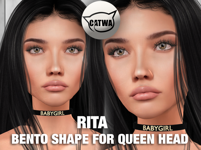 Second Life Marketplace - {Bambi} - Rita Bento - SHAPE (CATWA Queen Head)