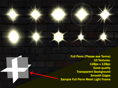 Second Life Marketplace - Shiny Sparkle Light Glow Alpha Textures