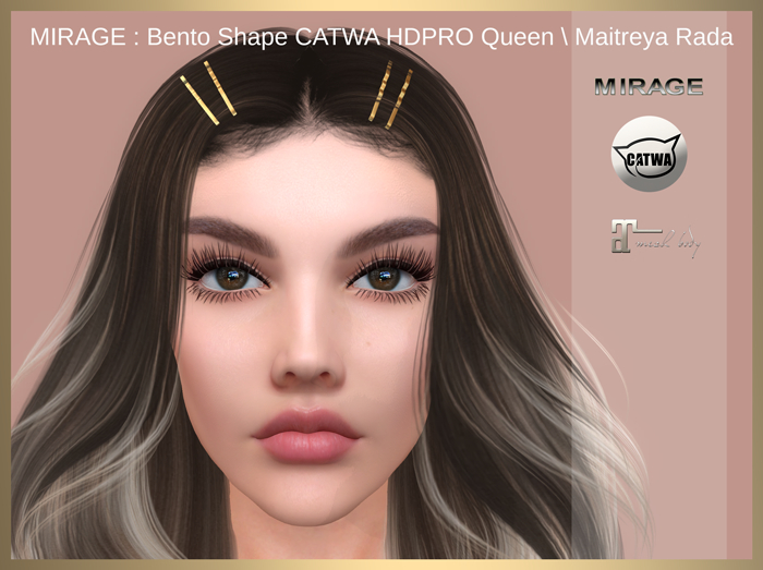 Second Life Marketplace - MIRAGE : Bento Shape CATWA HDPRO Queen ...
