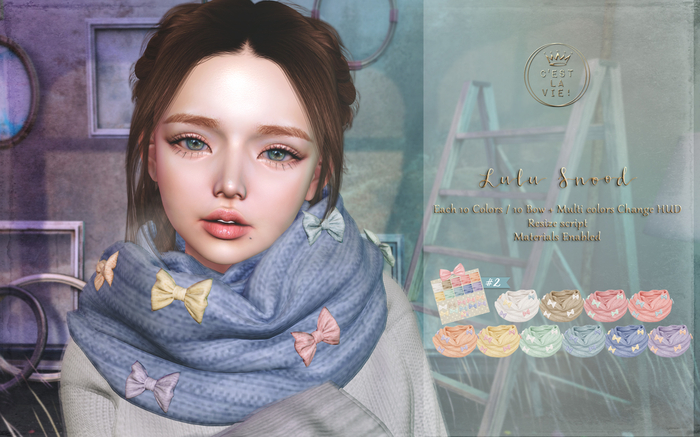 Second Life Marketplace - ::C'est la vie !:: Lulu Snood (#2) 10 colors ...
