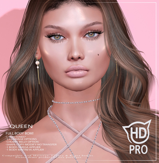 Second Life Marketplace - Add Me .::WoW Skins::. Sandy QUEEN skin ...