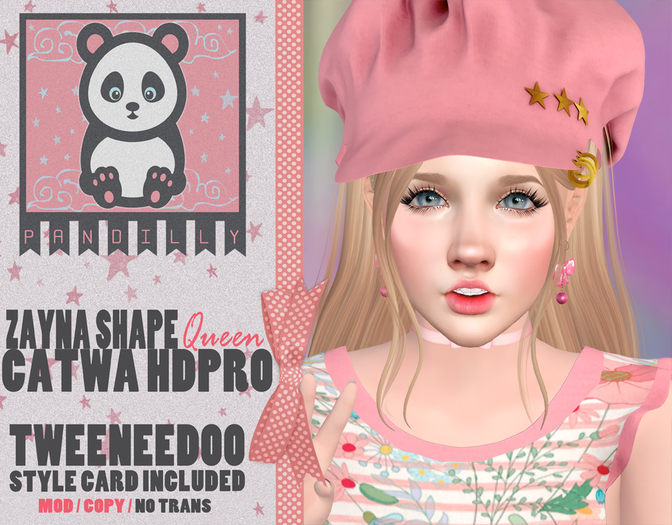 Second Life Marketplace - [P] Zayna Shape - Catwa HD PRO Queen for Body ...
