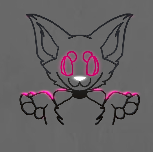 Second Life Marketplace - [dW] Furry Neon Sign / 100% Mesh