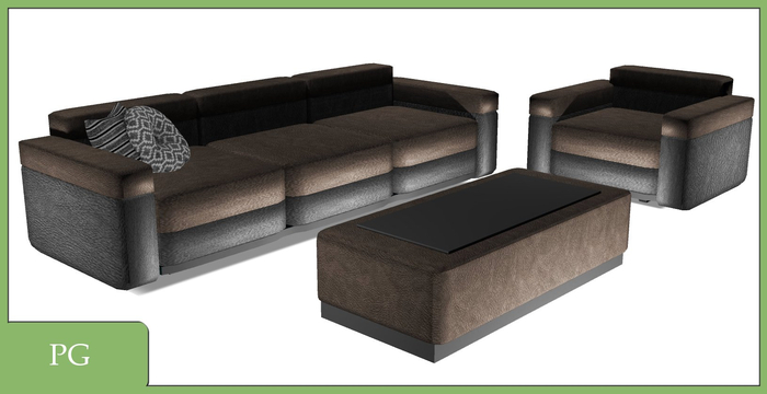 Second Life Marketplace - Kelso Set-PG-Brown