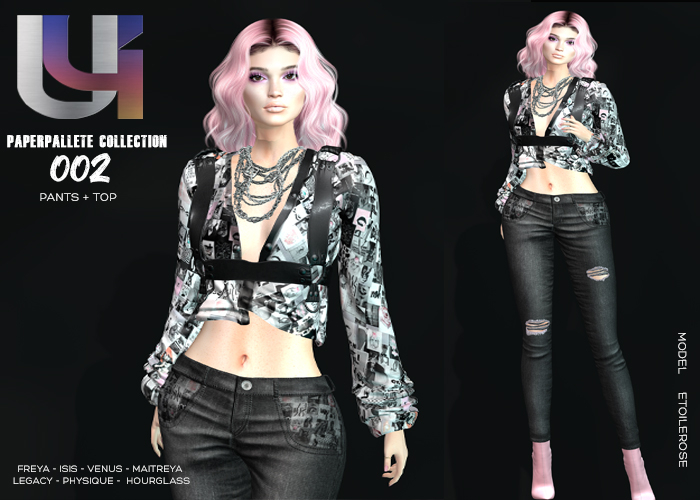 Second Life Marketplace - [4U] ~ PAPER PALETTE Collection ~ 002