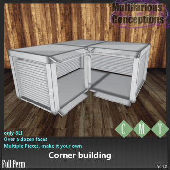 Second Life Marketplace - [MC] Corner Building [add me]