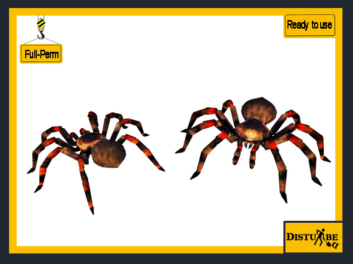 Second Life Marketplace - ::DisturbeD:: Forest Animals - Tarantula ...