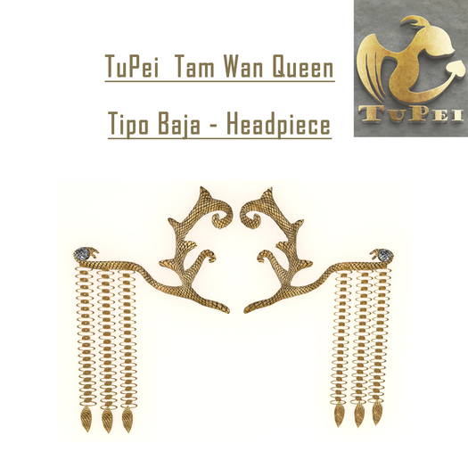 Second Life Marketplace - Tupei Tam Wan Queen Tipo Baja - Gold