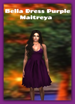 Second Life Marketplace - Bella Dress Purple MP