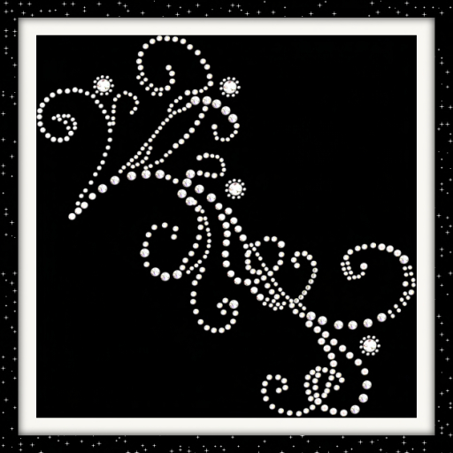 Second Life Marketplace - BB Bling-swirl-white Decal