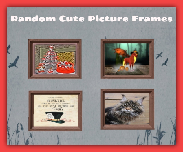 Second Life Marketplace - Pack 4 Random Picture Frames