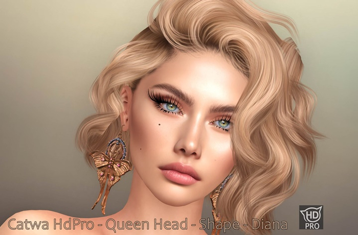 Second Life Marketplace - Catwa HdPro - Queen Head - Shape - Diana