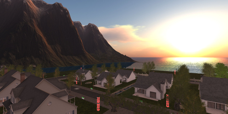 Second Life Marketplace - VINTAGE DREAMS ESTATES SUNSET/OCEANVIEW LAND