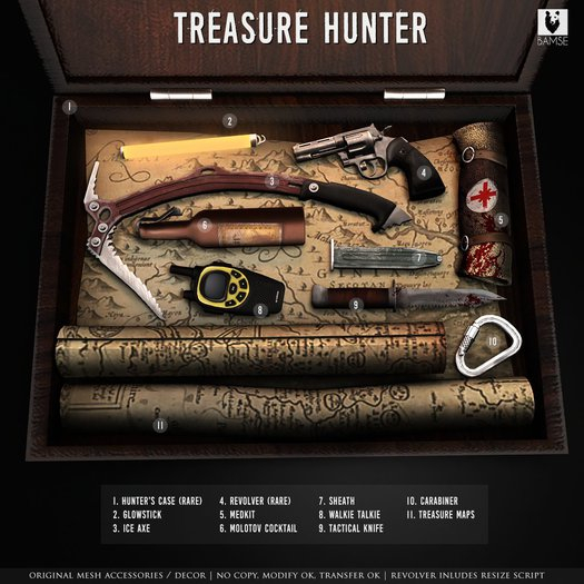 Second Life Marketplace - 2. :BAMSE: Treasure Hunter - Glowstick