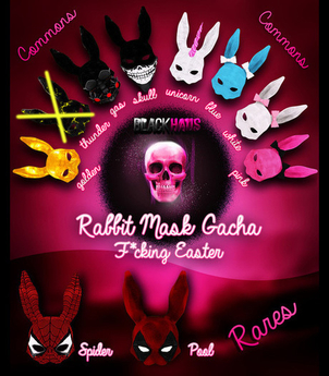 Second Life Marketplace - BLACK HAUS - Gas Rabbit Mask