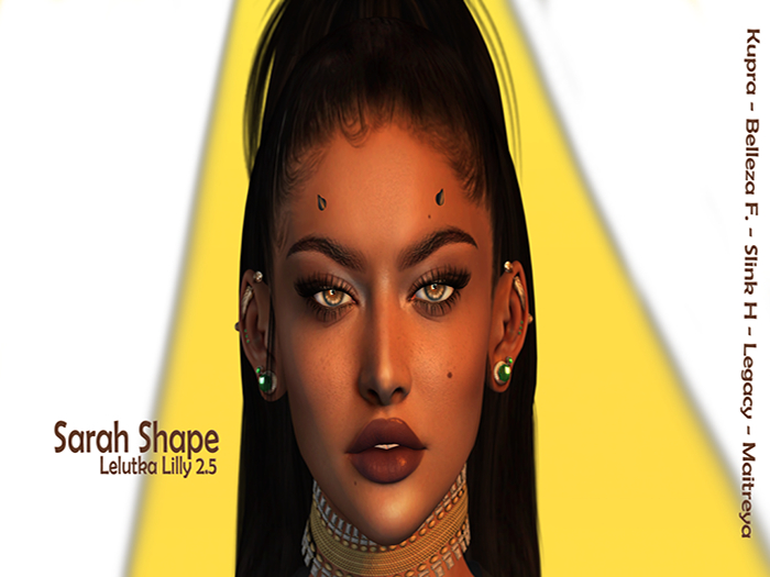 Second Life Marketplace - - LABEL - Sarah shape [Kupra-B.freya-Legacy ...